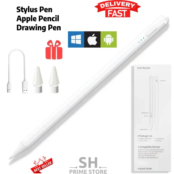 Universal Stylus Pen Apple Pencil Drawing Pen For iPad/iPhone/IOS ...