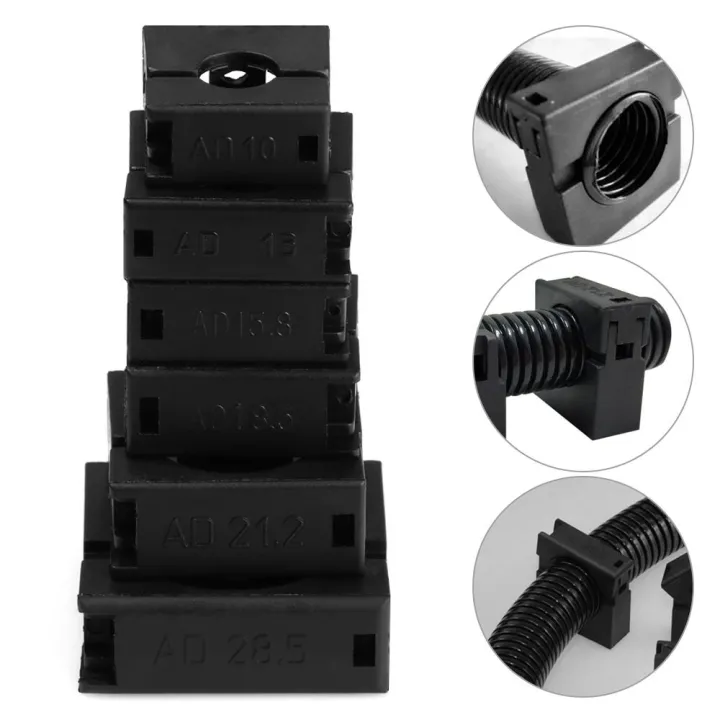 5Pcs Durable Fasteners Hardware Pipe Support Pipe Mounting Fix Wiring ...