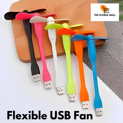 Premium Quality, Bendable, Flexible, Mini USB Cooling Fan 2 in 1 For ...
