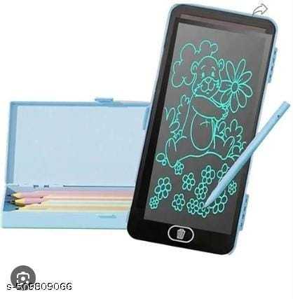 Led Drawing Pen Case. Kids Pencil Box with LCD Screen and Writing Pen ...