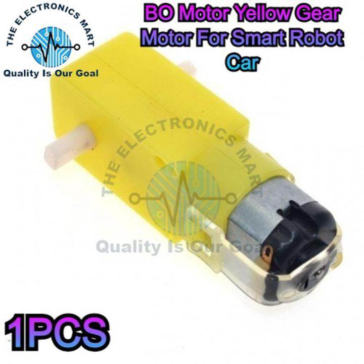 BO Motor Yellow Gear Motor For Smart Robot Car In Pakistan | Daraz.pk