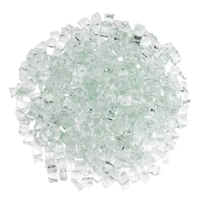 transparent fireglass for resin art 500 gram crushed glass for geode ...