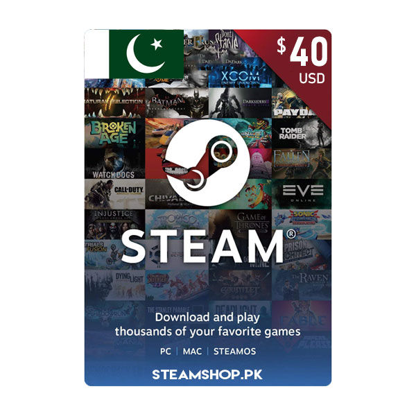 USD 40 Steam Gift Card PK | Daraz.pk