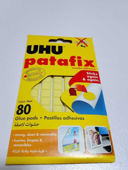 UHU Patafix Reusable Adhesive Pads – 80 Pieces | Daraz.pk