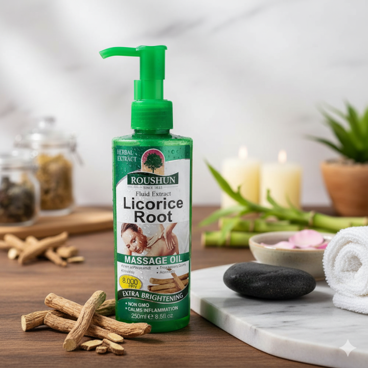 Roushun Herbal Extract Licorice Root Extra Brightening Massage Oil ...