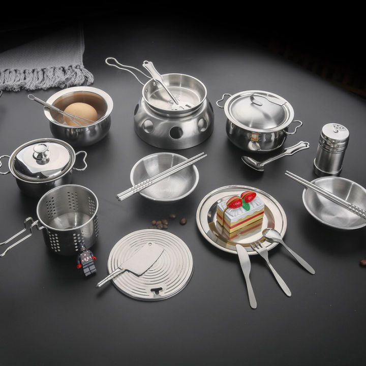 2025 Mini Kitchen Set Cooking Real Cooking Play Cooking Small ...