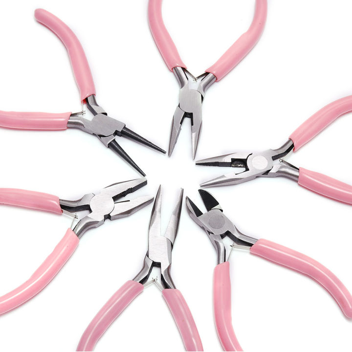 1pcs Cute Pink Handle Anti-slip Splicing and Fixing Pliers for DIY ...