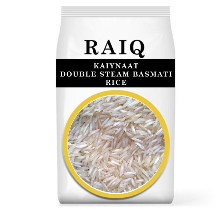 RAIQ KAINAAT DOUBLE STEAM BASMATI RICE 5KG | Daraz.pk