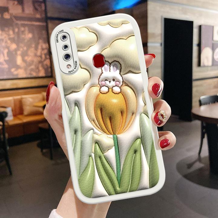 BILI for Samsung Galaxy A20S Cover Blossoming Flowers Lens Protection ...