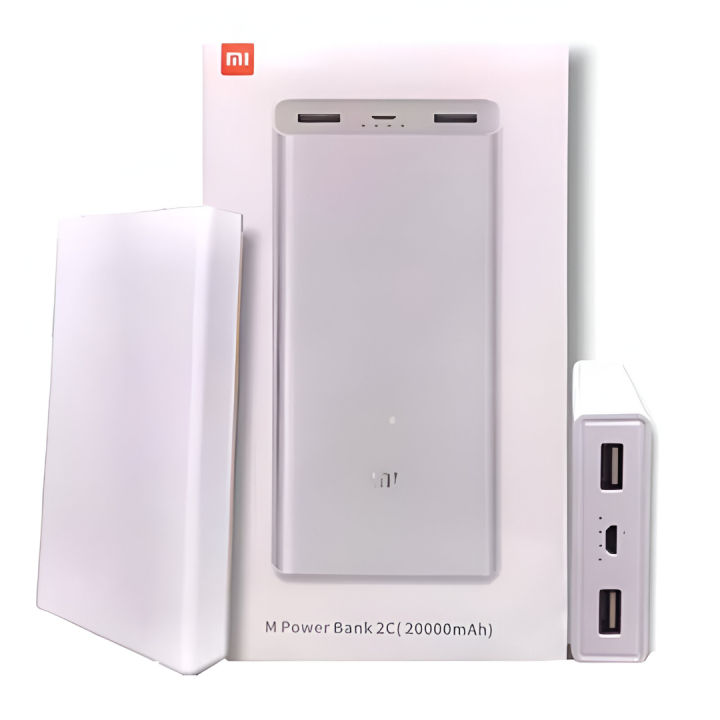 Mi Power Bank 2C 20000mAh | Dual USB Output | Fast Charging | Portable ...
