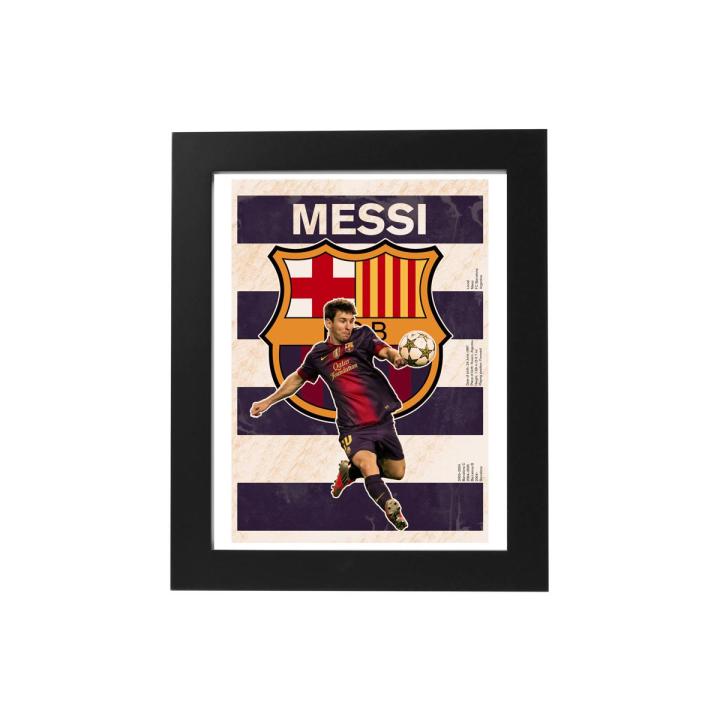 Lionel Messi Barcelona & PSG Football Enthusisats Nostalgic Posters ...