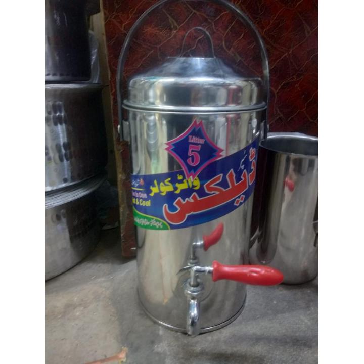 Double Layer Insulated Gravity Water Dispenser Stainless Steel 5 Liters ...