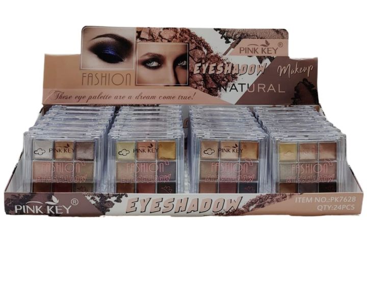 Unlock Versatility with Pink Key Fashion Eyeshadow Palette: 9 Shades (4 ...