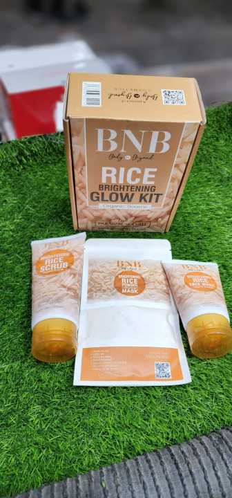 Brightening Rice Glow Kit Package Set (3 in 1) | Daraz.pk