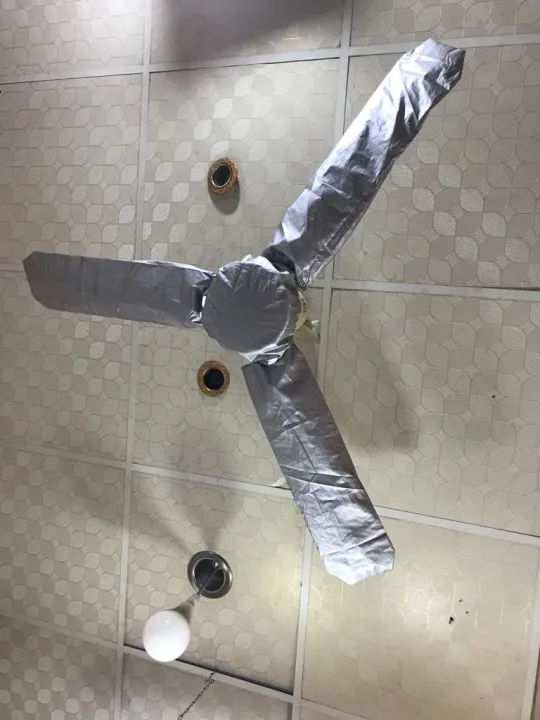2 Set Ceiling Fan Cover Made By Korean Waterproof Dust Protect and ...