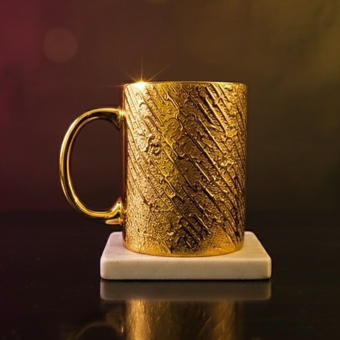 GOLDEN MUG - SILVER MUG - 320ML | Daraz.pk