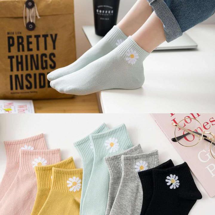 READY STOCK】 GD Daisy Flower Spring Summer Peaceminusone Socks PEACE ...