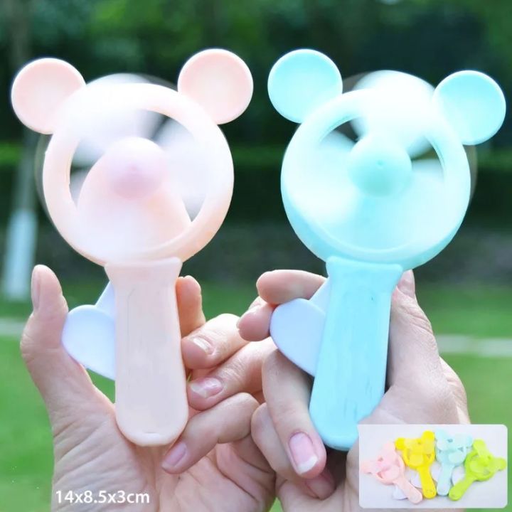FKc fan with buble bottle Summer Cooling Children Mini Hand Pressure ...