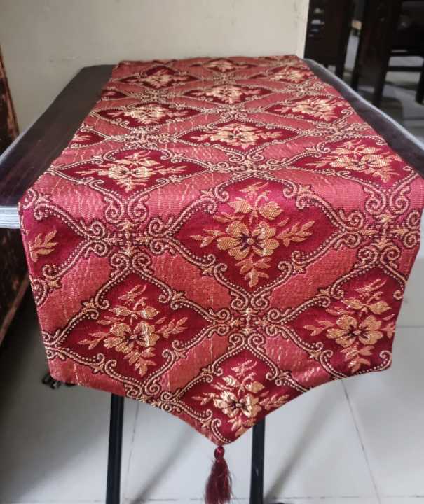 Center Table Runner chenille Table Tassel table Cloth TV Cabinet Home ...