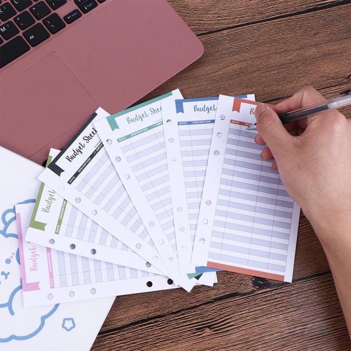 Business Use A6 Size Budget Wallet for Budgeting Budget Tracker Sheets ...