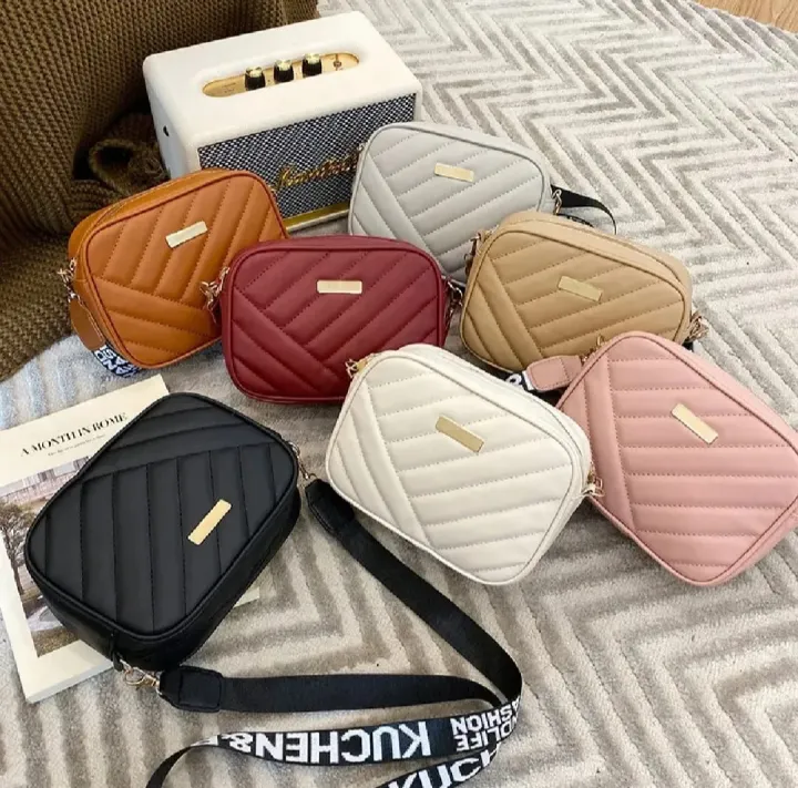 9 Colours Handbag for Girls - Leather crossbody and shoulder bag ...