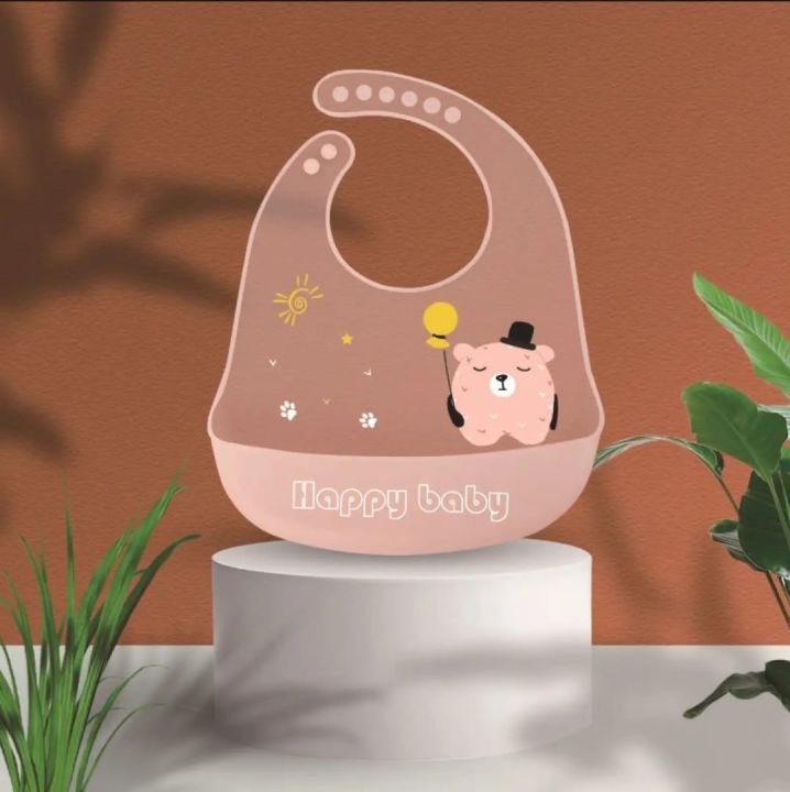 GP Cartoon Strawberry Baby Bibs Waterproof Adjustable Girls Boys Bib ...