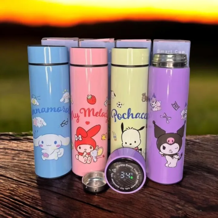 New Colorful Cartoon Designed Temperature Water Bottle | Daraz.pk