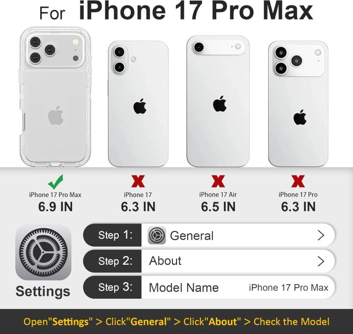 THEVEIL.PK iPhone 17 Pro Max Anti-Crash Transparent Case – Shockproof ...