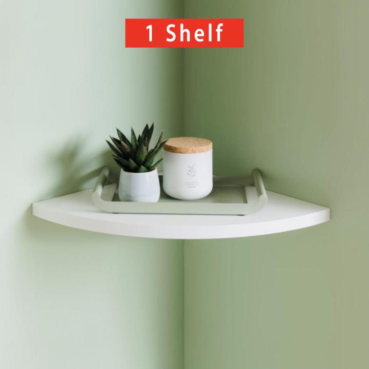 New Corner Shelf wooden Kitchen shelf Wall Shelf Wall-mounted Display ...