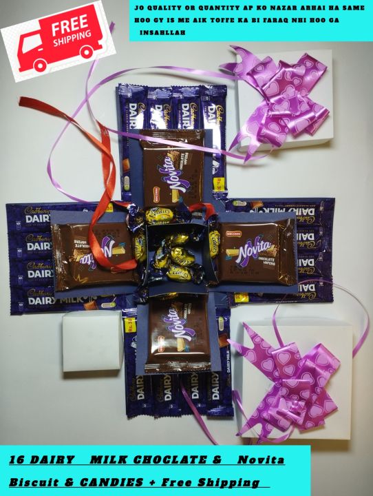 Chocolate Gift Box for Boys and Girls Birthday Joy with Dairy Milk ...