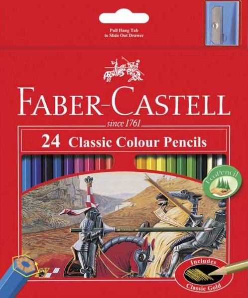 Liberty Books | Faber Castell Classic Colour Pencils Box 24 by Faber ...
