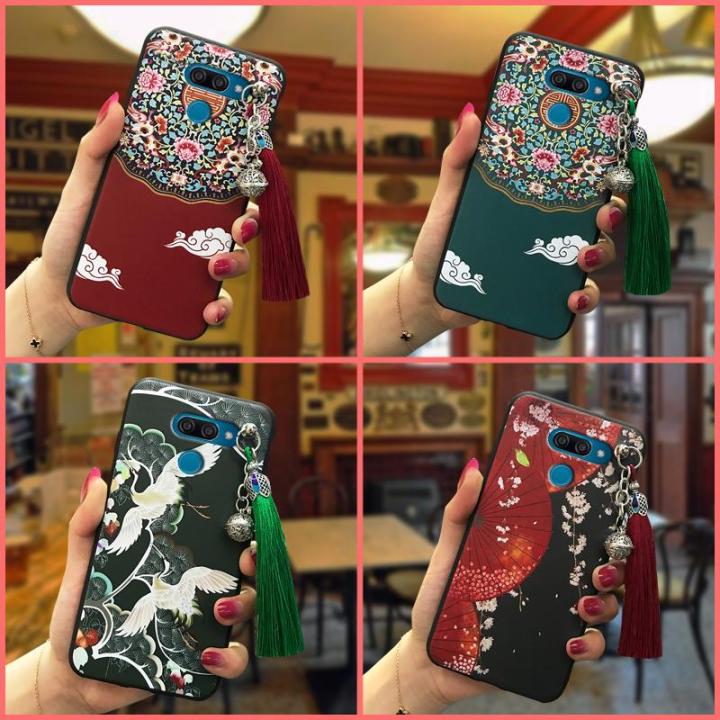 Anti-dust Chinese Style Phone Case For LG K50/X6/K12 Max/Q60 tassel ...