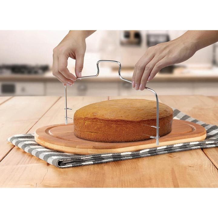 Cake Leveler Layer Slicer Cutter 2 Blades | Daraz.pk