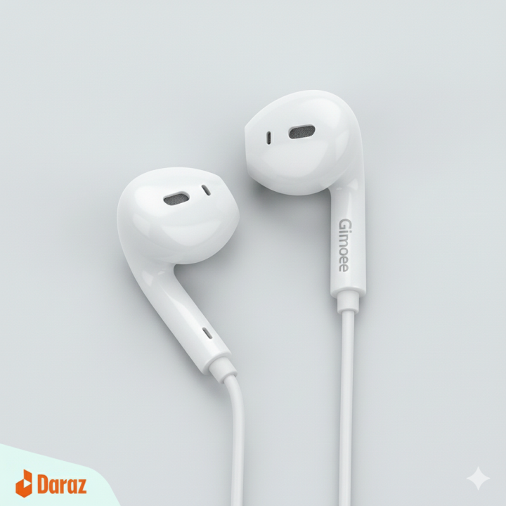 Gionee Handsfree Earphones with Mic | Deep Bass Wired Headphones | 3 ...