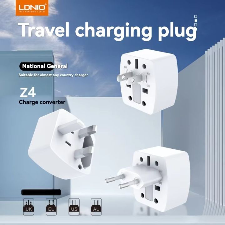 Travel Adapter, Travel Multi Plug adapter, with 3 outlet sockets 2 pin ...