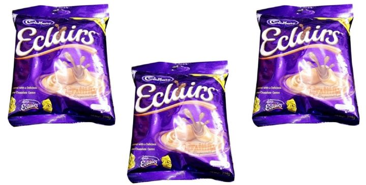 3 Pack Cadbury Eclairs chocolate Candy Pouch Each Pack 50 pcs | Daraz.pk
