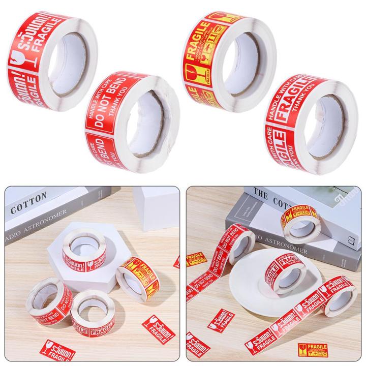 250Pcs/roll Safety Adhesive Office Care Shipping Shipping Express Label ...