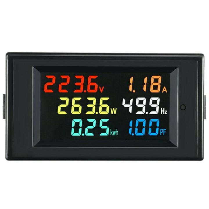 6 in 1 AC Monitor D69-2058 AC Digital Voltage and Current Frequency ...