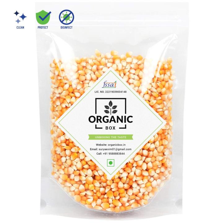 Organic Box Popcorn kernels for Home Popping All Natural & Premium ...