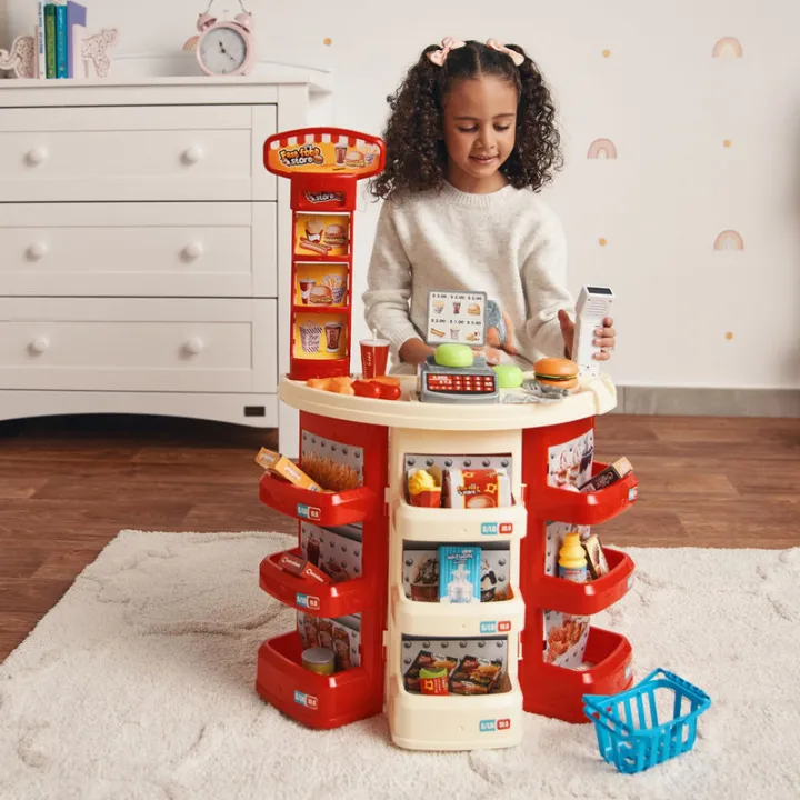 Fantastic-Kids-Toys Fast Food Cashier Design Play Set in a Fast Food ...