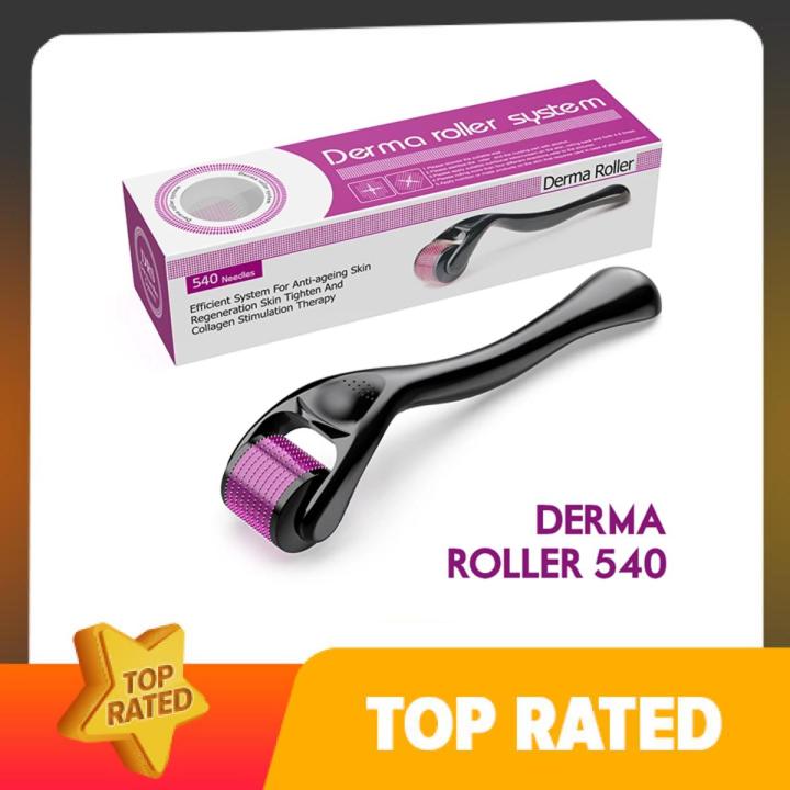 Derma Roller For Hair Regrowth and Face Treatment 0.5 mm | Daraz.pk