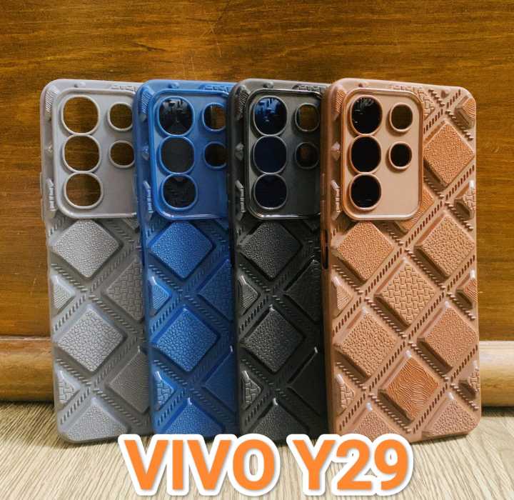VIVO Y29 Back Cover Soft Puffer Down Jacket Camera Protection Phone ...