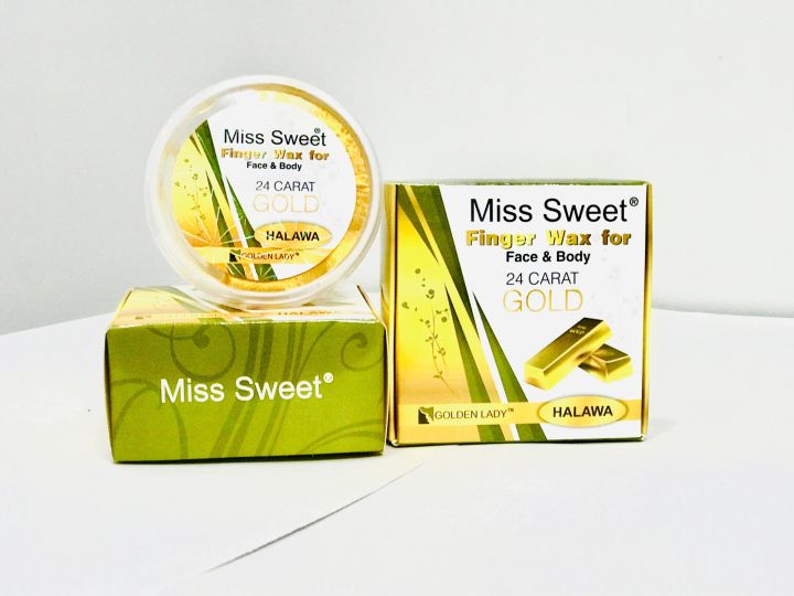 MISS SWEET Finger Wax For Face & Body 24 Carat Gold Halawa wax | Daraz.pk