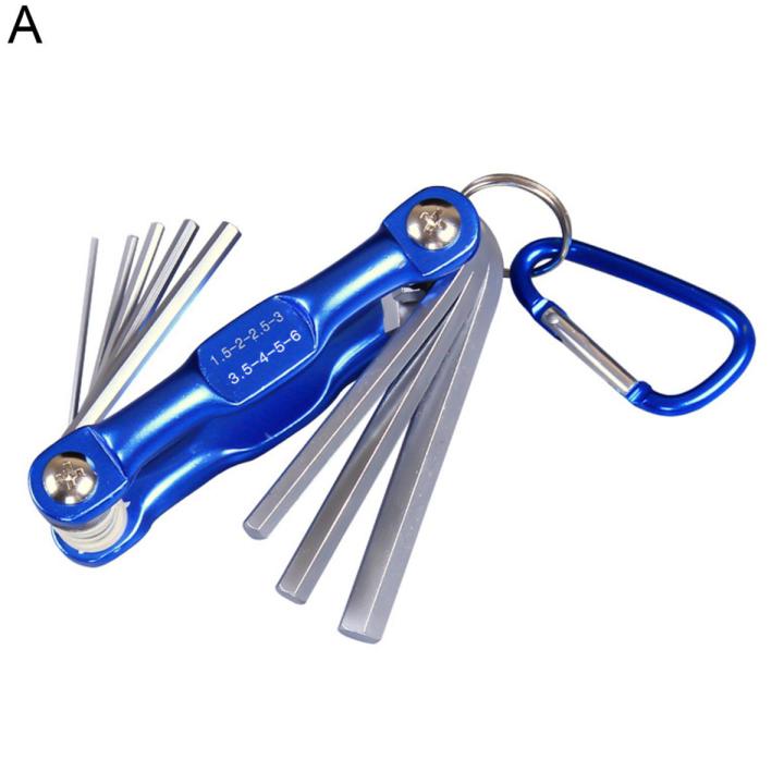 Multifunctional Folding Hex Wrench Spanner Set Portable Metric Torx ...