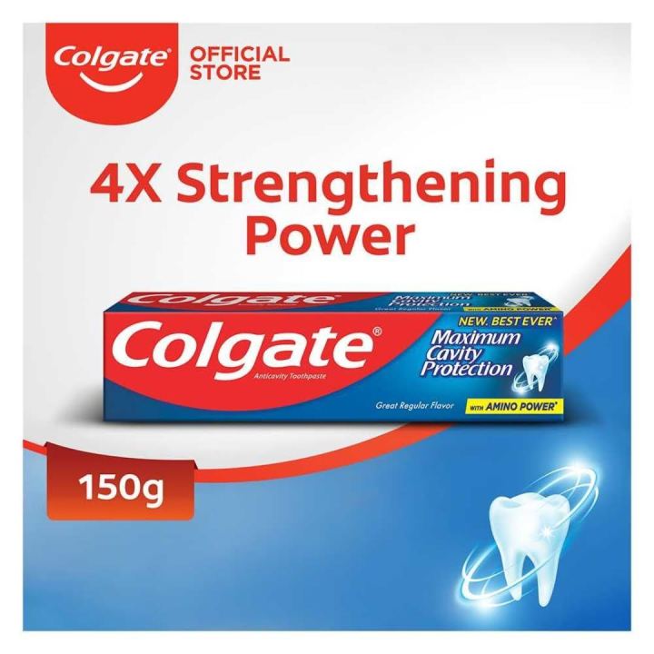 Colgete Maximum Cavity Protection Toothpaste 150g | Regular Mint Flavor ...