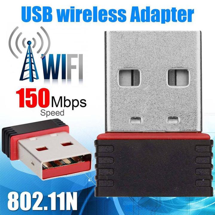 150-Mbps USB Wifi Wireless Adapter Mini Network Dongle For Windows ...