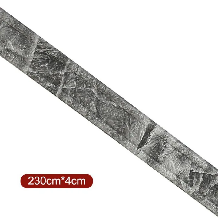 [UPGRADED]2.3m Wallpaper Wall Sticker Wall Decors 3D Wall Trim Line ...