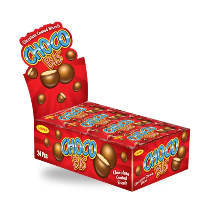 Aamrite DanPak Choco Bis - 20 Pcs Box | Crunchy Biscuit Balls with Rich ...