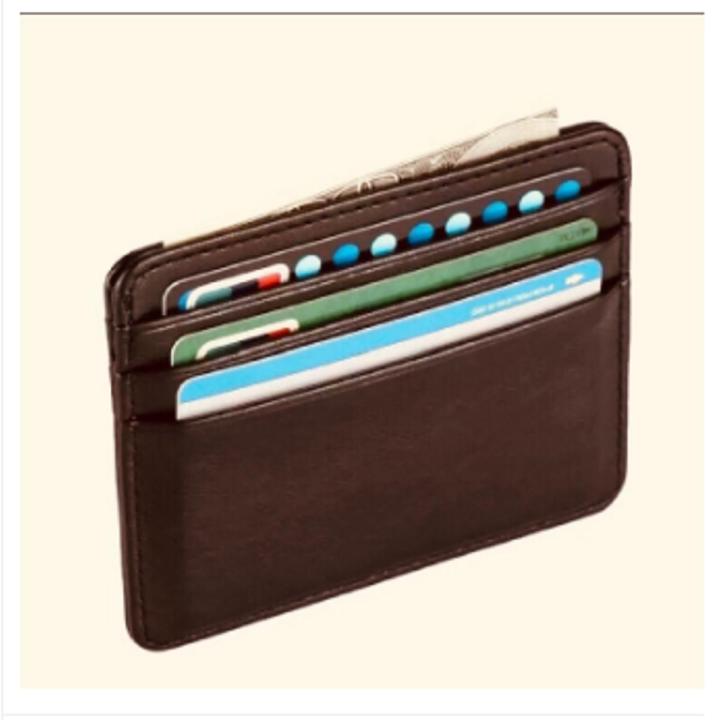 Mini slim smart ATM card holder small wallet for men and boys | Daraz.pk