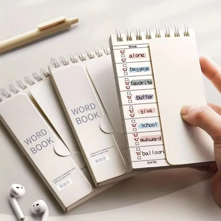 New Easy Carry Pocket Vocabulary Memory Book English Language Learning ...